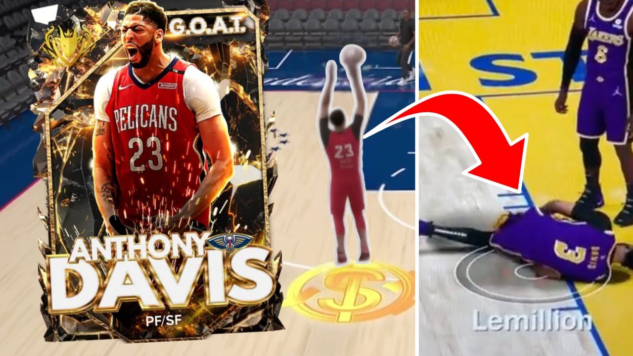 GOAT ANTHONY DAVIS GAMEPLAY IN NBA2K25 MyTeam!! ONLY HAS ONE FLAW - YouTube