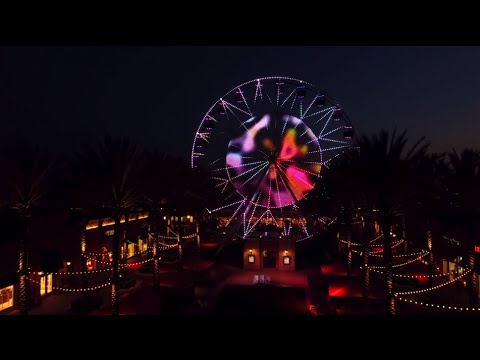 Redesigned Irvine Spectrum Ferris Wheel Now Illuminated by LED Light ...