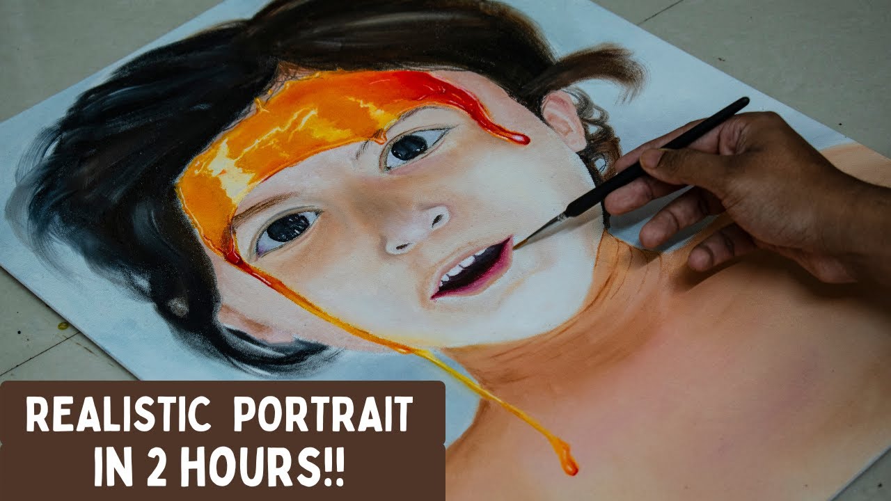 Oil painting portrait tutorial | How to paint realistic portraits ...