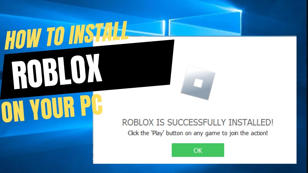 How to Download and Install Roblox on Windows PC | Laptop - YouTube