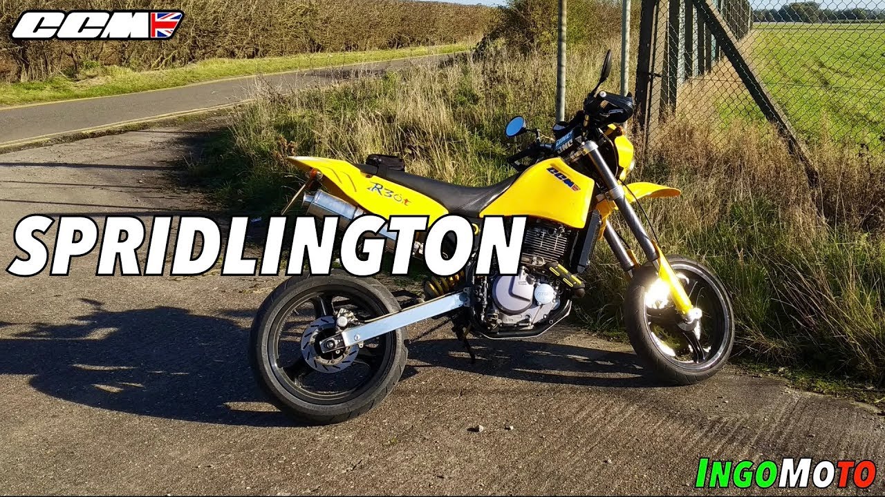 CCM R30 Supermoto Ride - Spridlington - YouTube