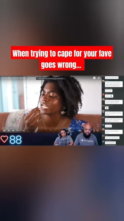 When trying to cape for 4c Hair validation goes wrong... 😭😂😅 - YouTube