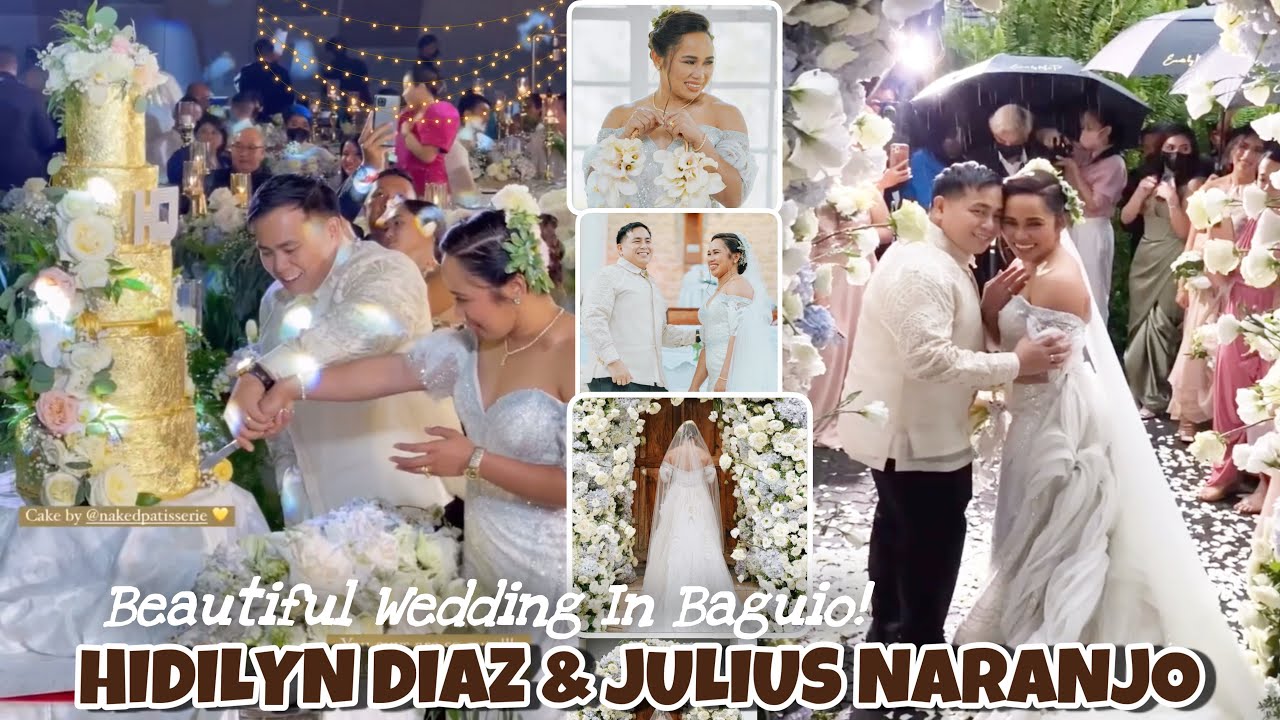 HIDILYN DIAZ & JULIUS NARANJO WEDDING IN BAGUIO 😍 DUMBBELL NI HIDILYN ...