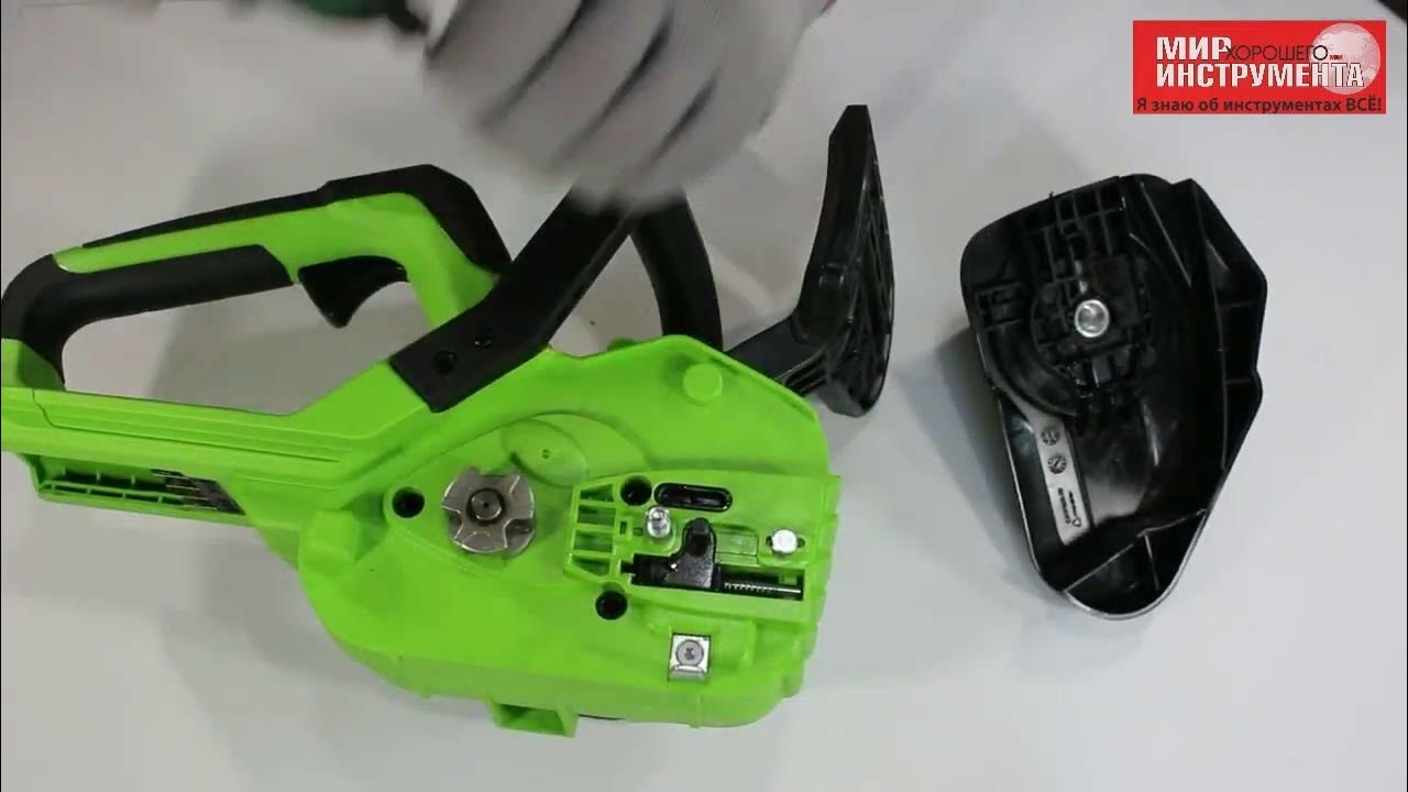 Цепные пилы аккумуляторные Greenworks G24CS25 (24V) и G40CS30II (40V ...