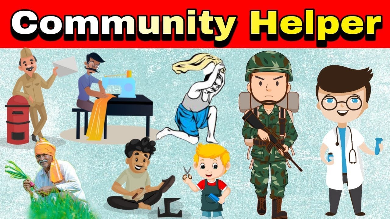 Community Helpers /Our Community Helpers name / People who helps us # ...