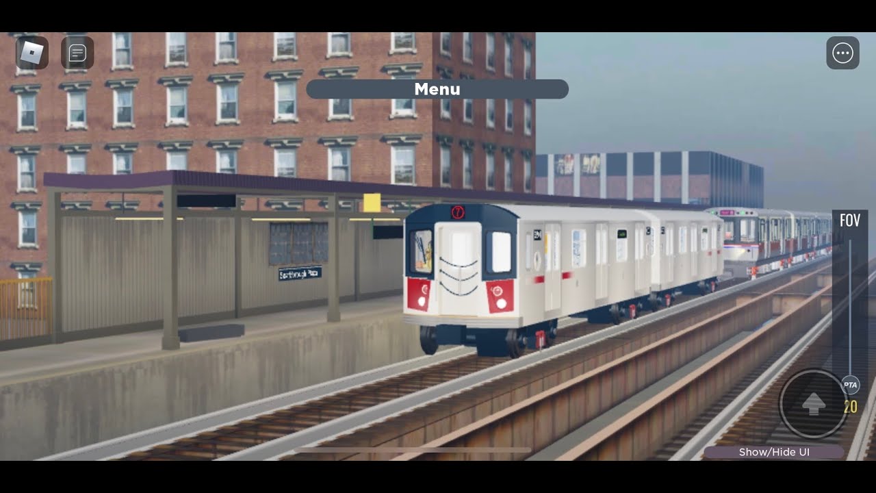 Roblox PTA Kennedy Line: Operation a R142 7 local train to Main Street ...