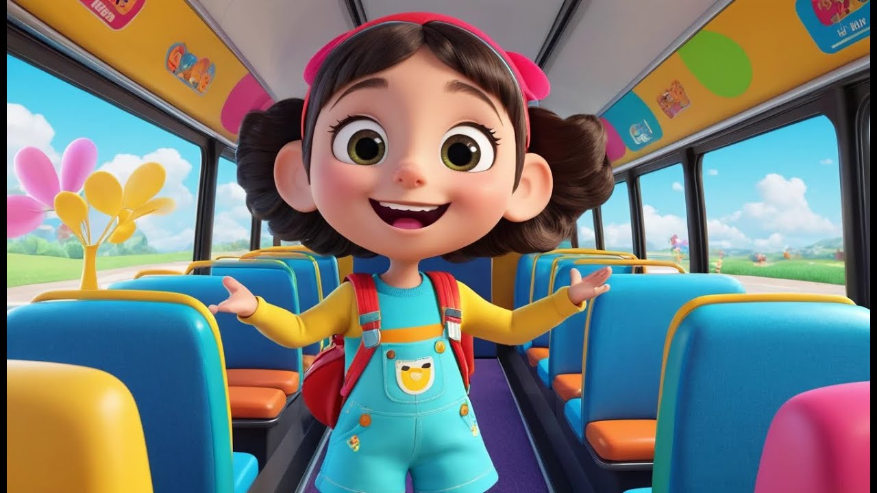 Wheels on the City Bus — Zooming Past Tall Buildings | Fun City Song ...