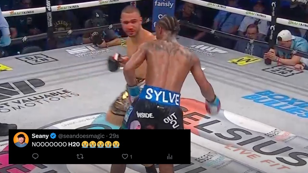 ASHTON H20 SYLVE VS LUCAS BAHDI - INTERNET RESPONDS TO KNOCKOUT - YouTube