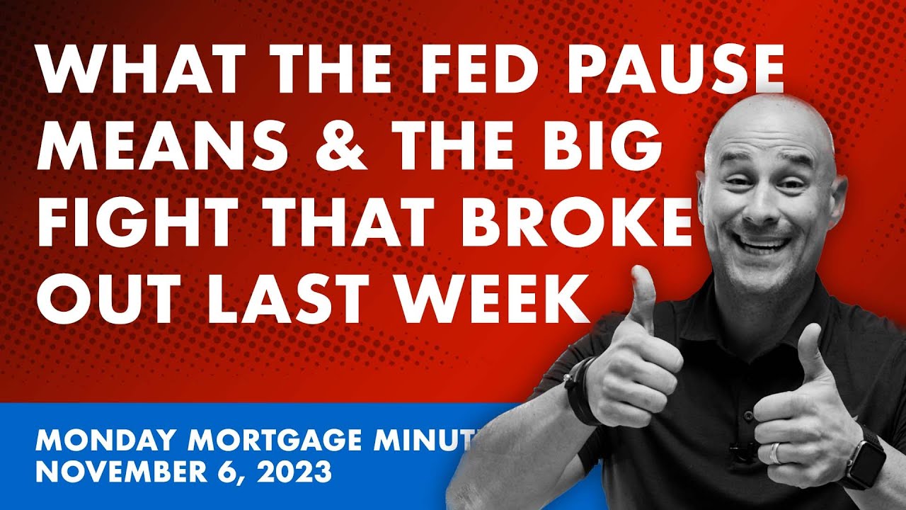 What the Fed Pause Means & the Big FIGHT that Broke Out Last Week - YouTube