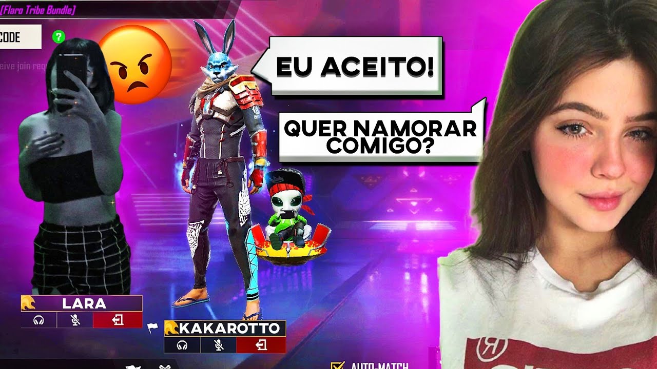 TERMINEI COM A LARA E AGORA TENHO UMA NOVA NAMORADA NO FREE FIRE 😍 ...