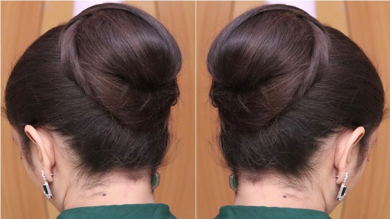 Simple ! Perfect Juda Bun Hairstyle For Long Hair Girls | Very Easy ...
