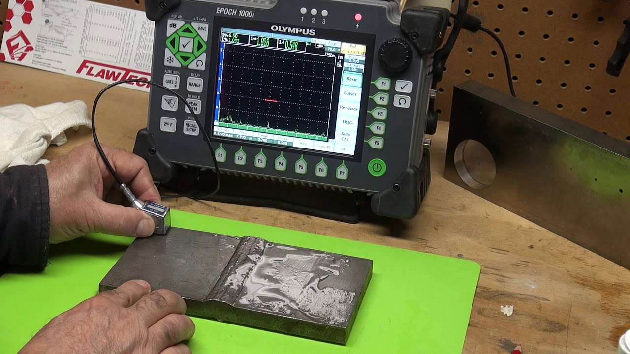 UT Weld Root Crack Signal - YouTube