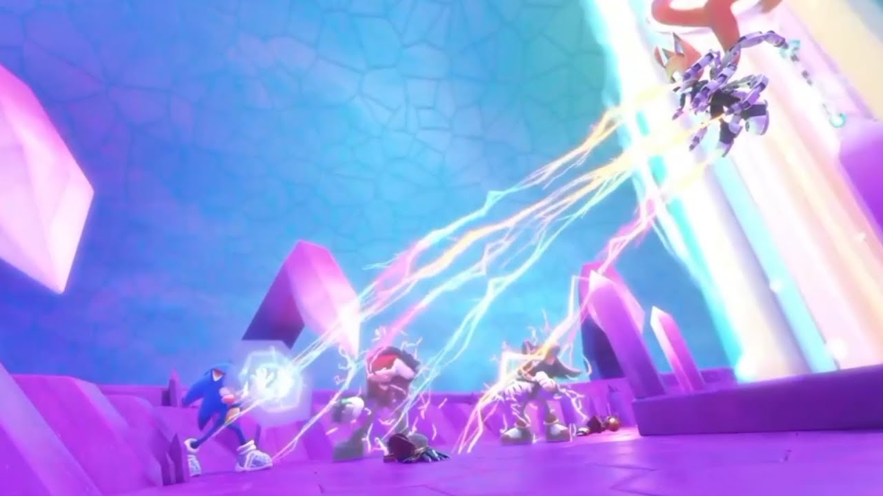 Sonic Prime Season 3 Clip | Sonic Shadow and Renegade Knuckles vs Nine ...