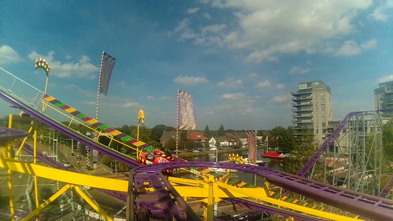 Spinning Coaster XXL | Buwalda | Onride | Kermis Weert 2016 - YouTube