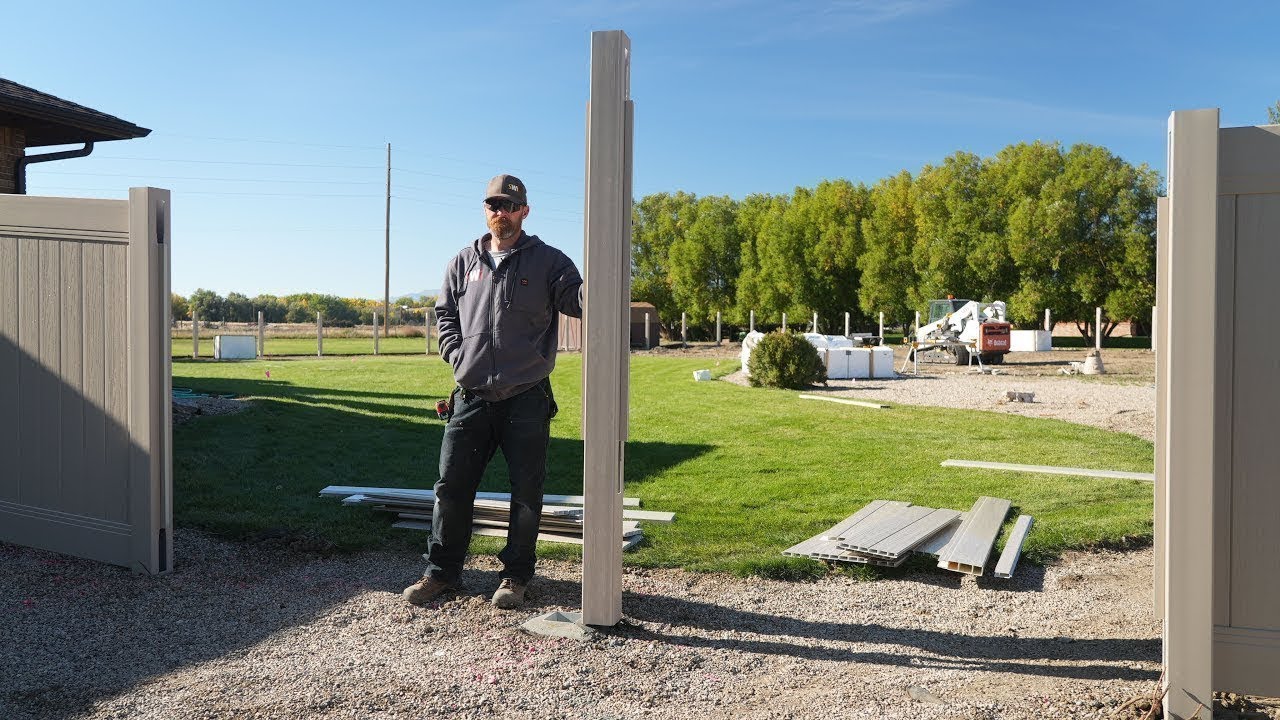 We Built A Secret Extra-Wide "Gate" In This Fence - YouTube