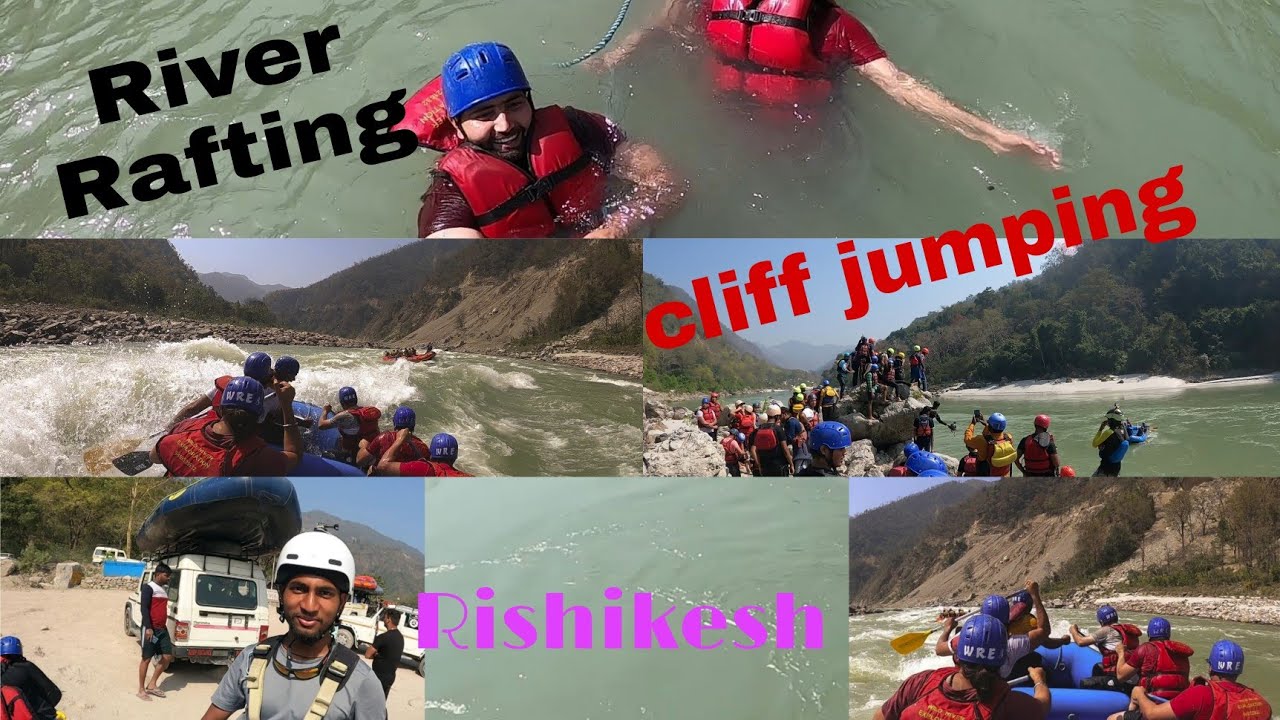 day 4 , rishikesh , river rafting ,cliff jumping - YouTube
