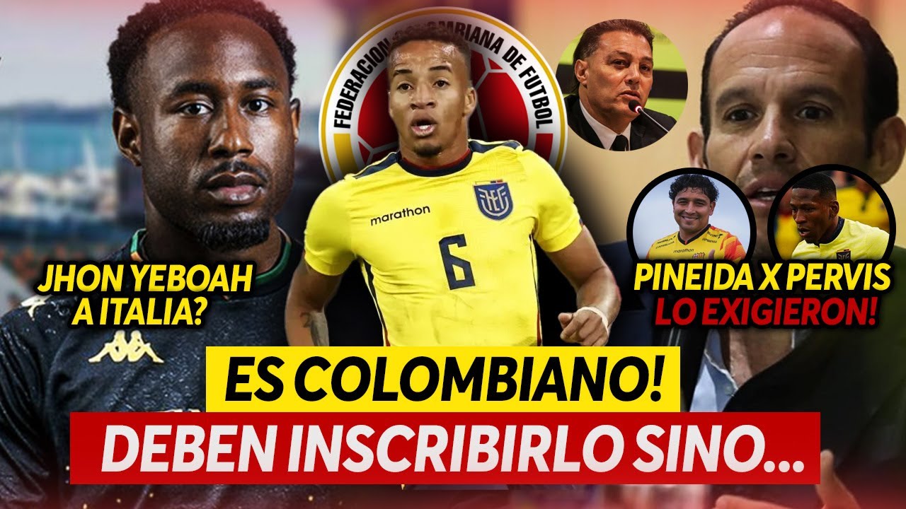 OBLIGADOS a INSCRIBIR a BYRON como COLOMBIANO| Se BAJÓ el POSIBLE DT de ...