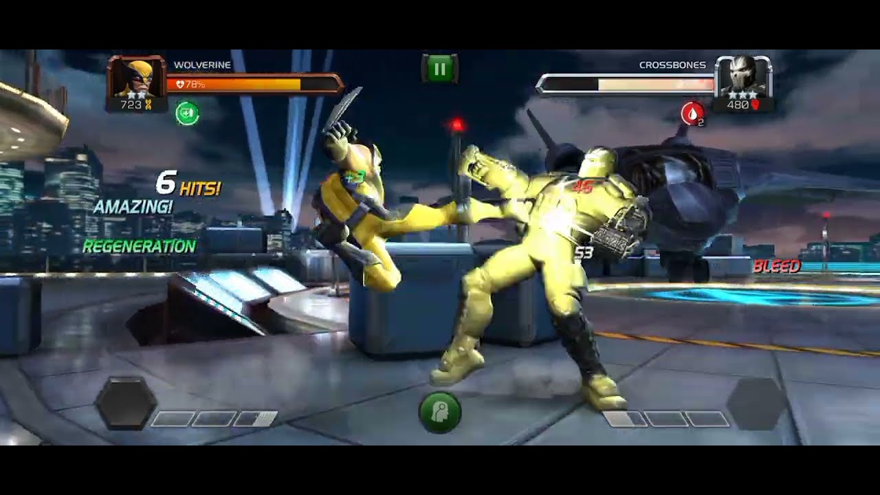 Wolverine VS Crossbones | Marvel Contest Of Champions - YouTube