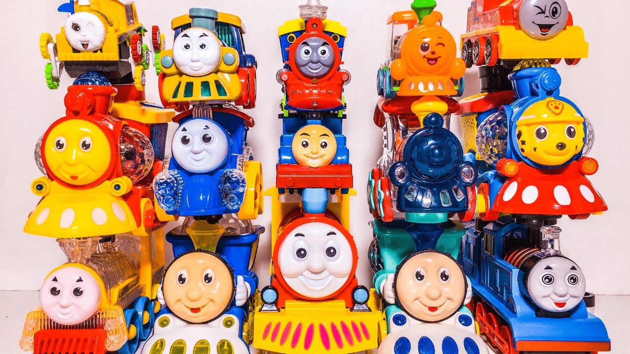 banyak thomas and friends, thomas robot transformer, funny loco, thomas ...
