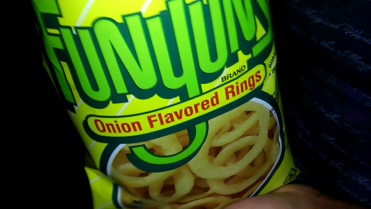 Funyuns Onion Flavored Rings Review - YouTube