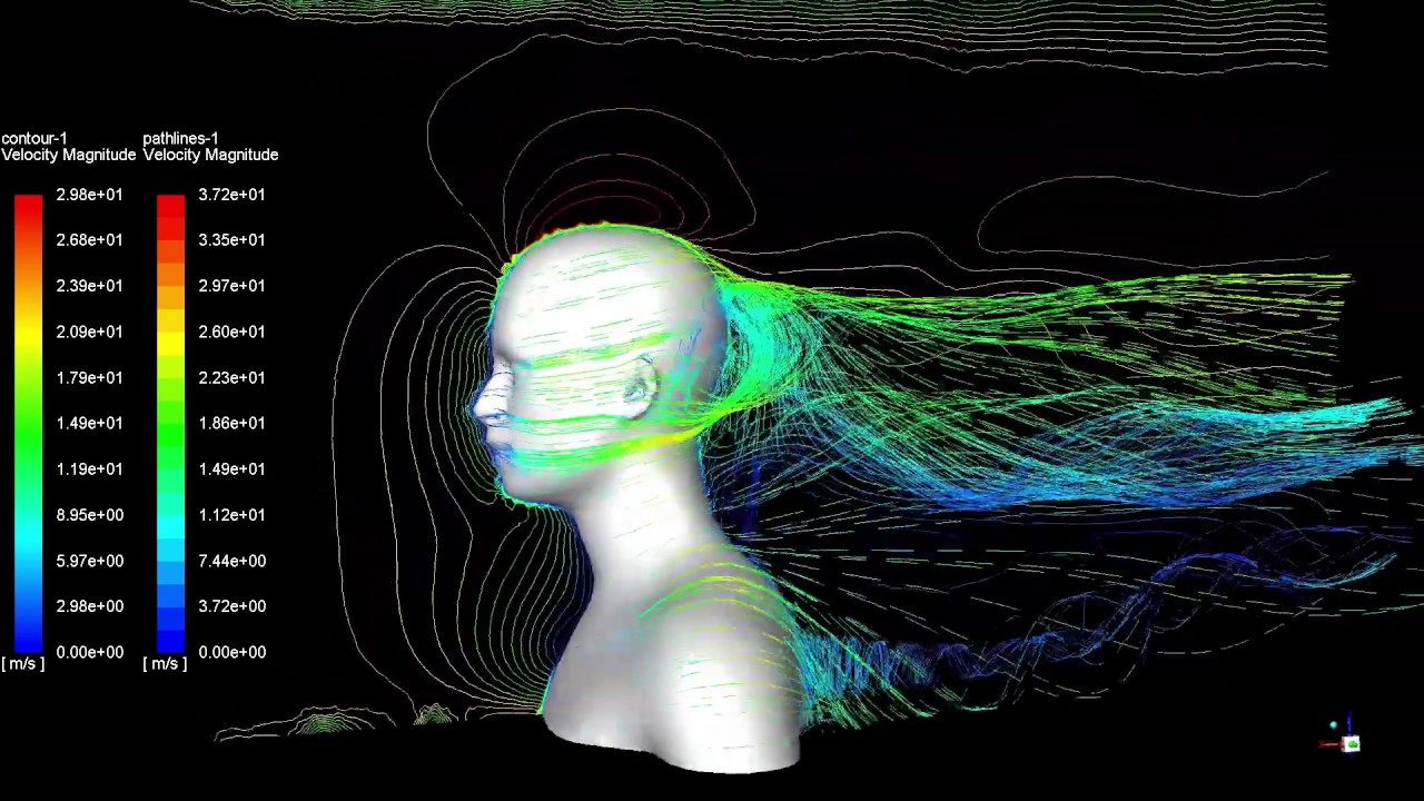 Human Head CFD ANSYS - YouTube