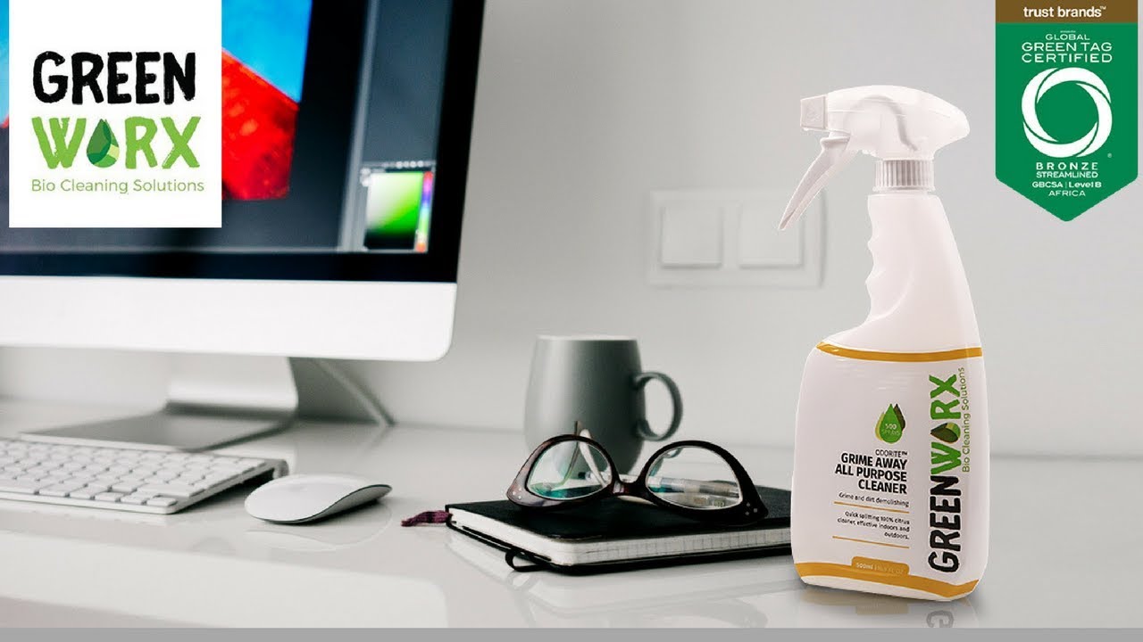 Green Worx Cleaning Solutions - Odorite Grime Away All Purpose Cleaner ...