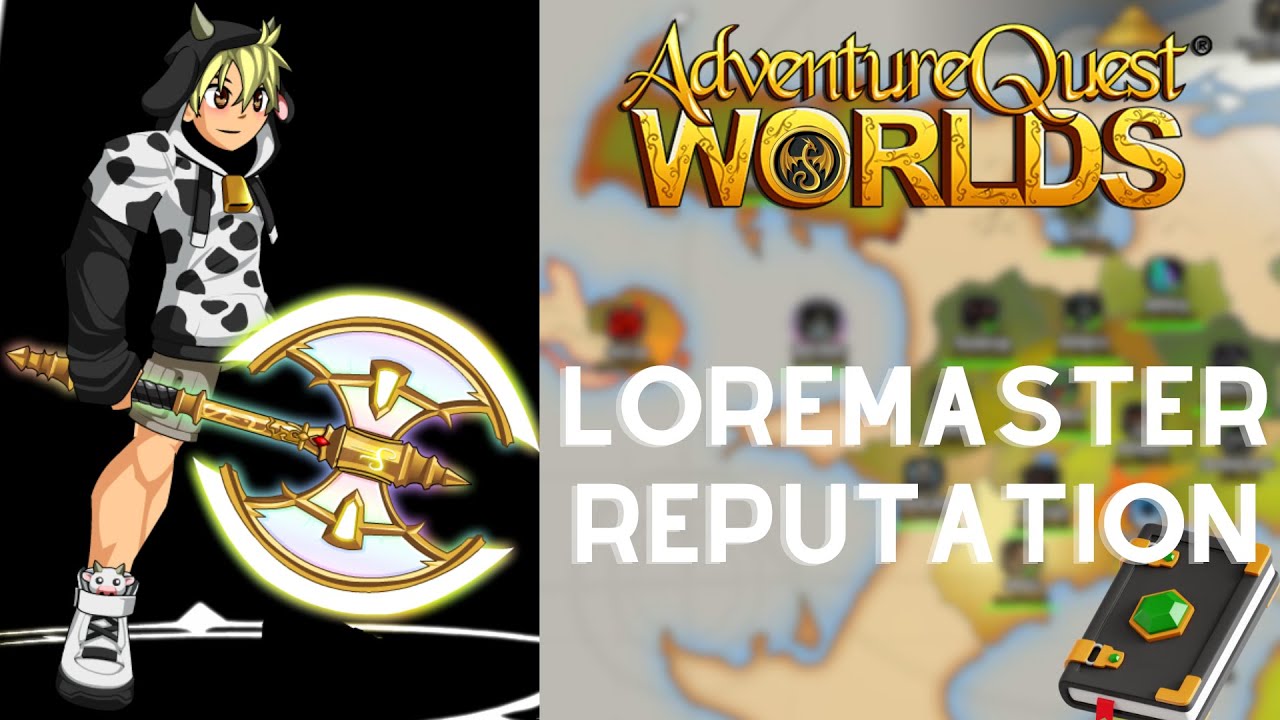 AQW - Loremaster Reputation Guide 2023 - YouTube