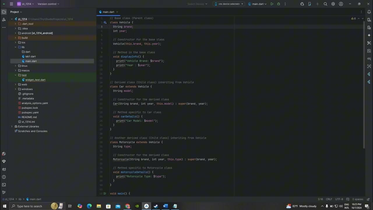 Dart OOP Concept - YouTube