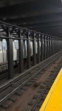 Manhattan Bound R160A L train entering and leaving Morgan Avenue - YouTube