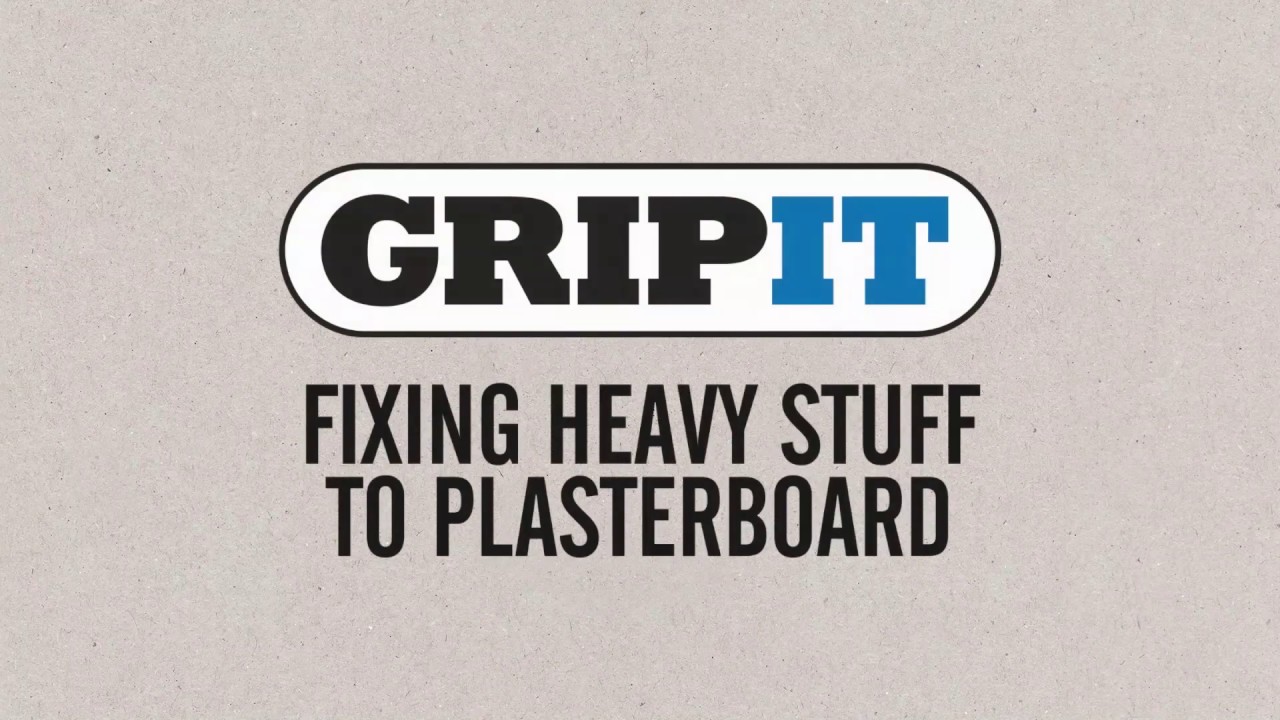 Gripit Plasterboard Fixings - YouTube
