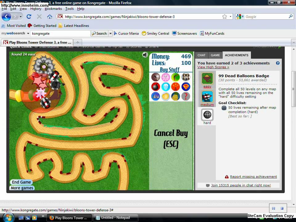 bloons tower defence 3 walkthrough Part1 - YouTube