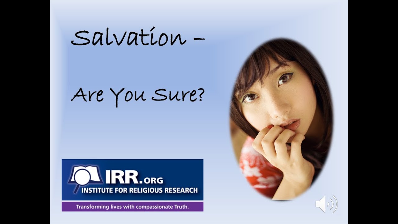 Salvation: Know for Sure in 7 minutes - YouTube