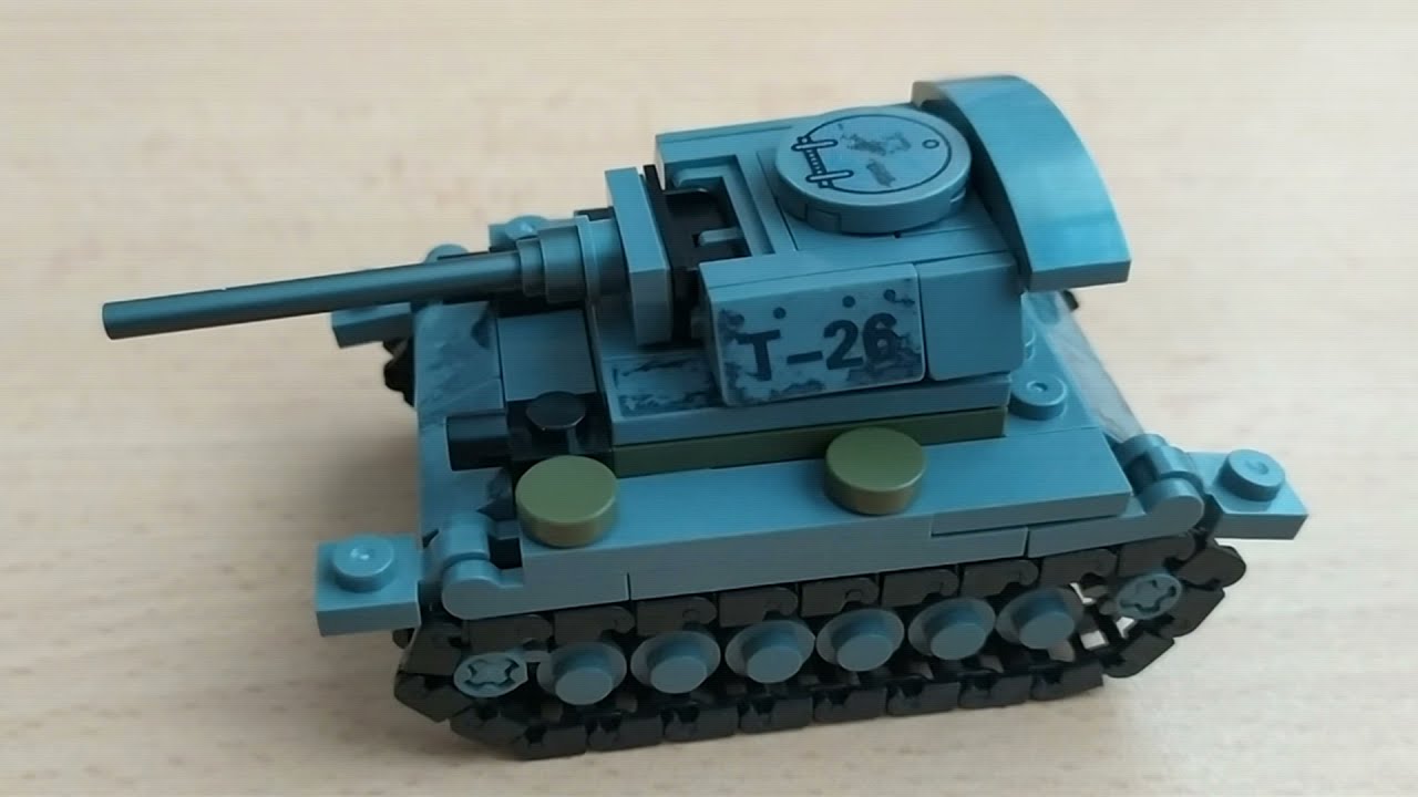 Lego Tank t- 26 - YouTube