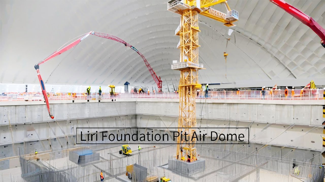 Foundation Pit Air Dome, Construction Site Shelter, Inflatable ...