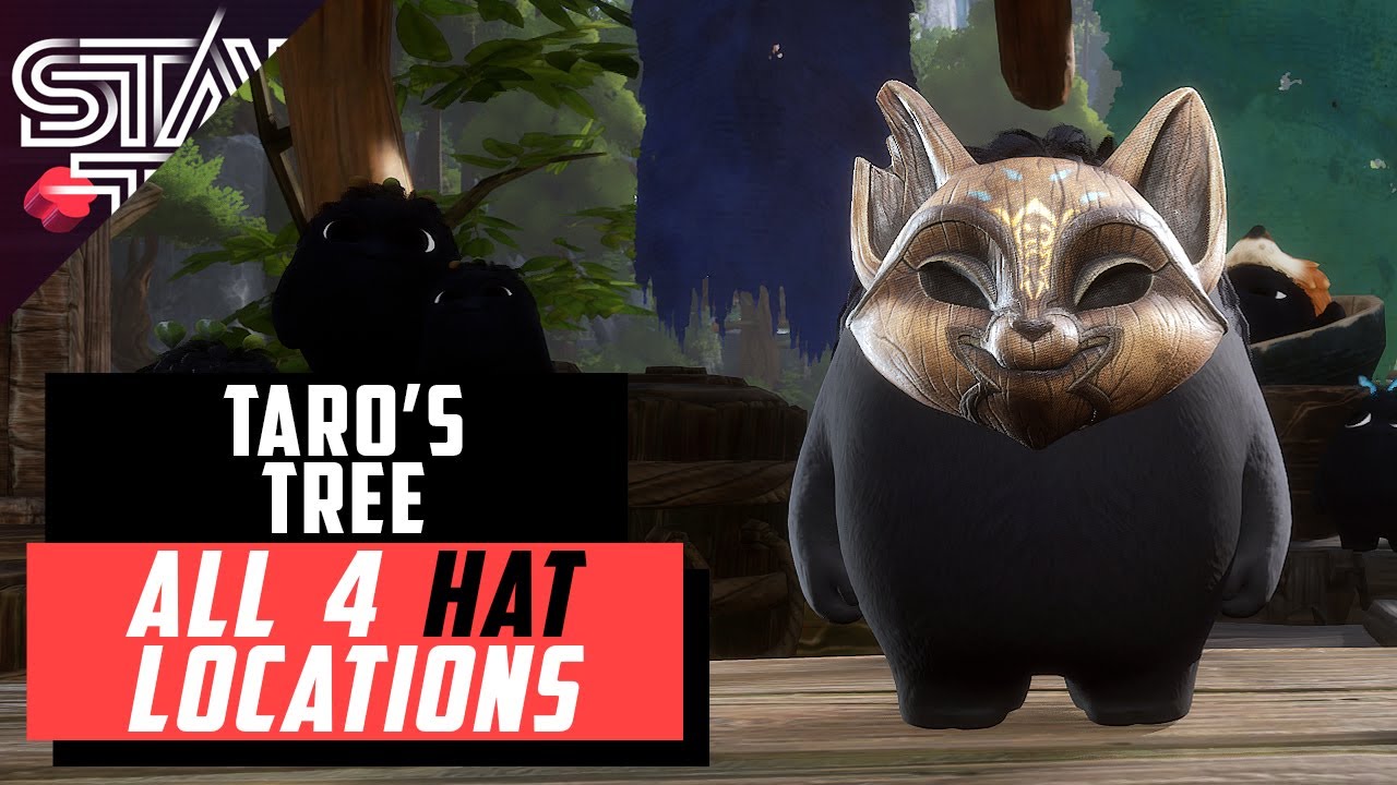 Find All 4 Hats - TARO'S TREE - Kena: Bridge of Spirits - YouTube
