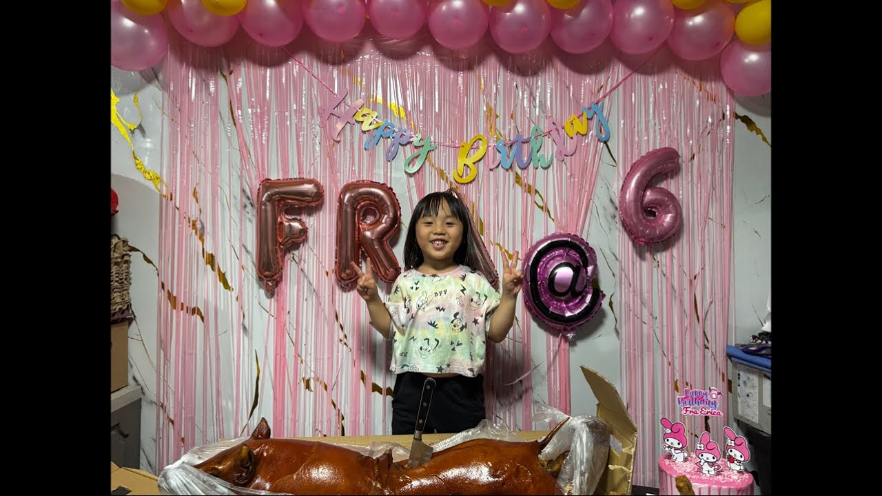 Fra Erica's 6th Birthday Celebration 🎁🎊🛍️🎀 - YouTube