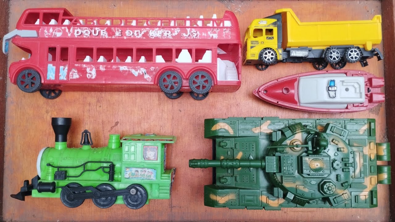 Kereta Api Uap, Speed Boat, Tank Tempur, Double Decker Bus, Truck Pasir ...