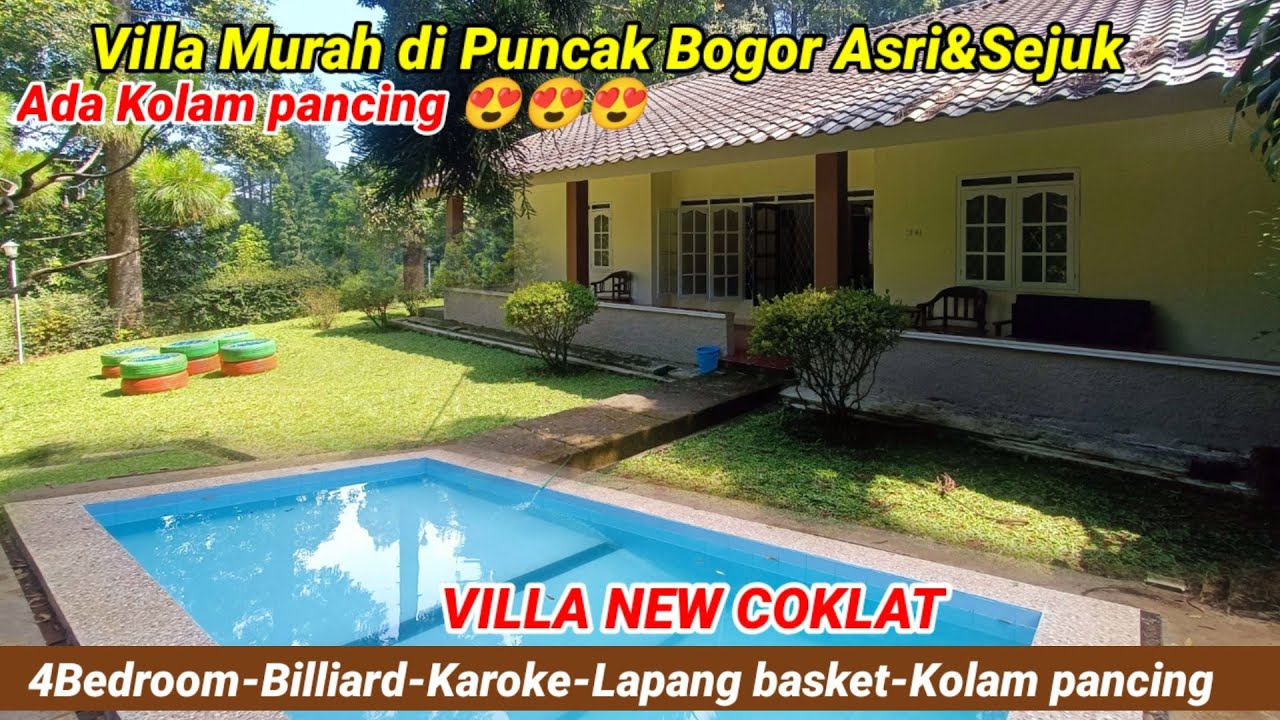 VILLA PUNCAK BOGOR New Villa Coklat Villa Murah di puncak dekat wisata ...
