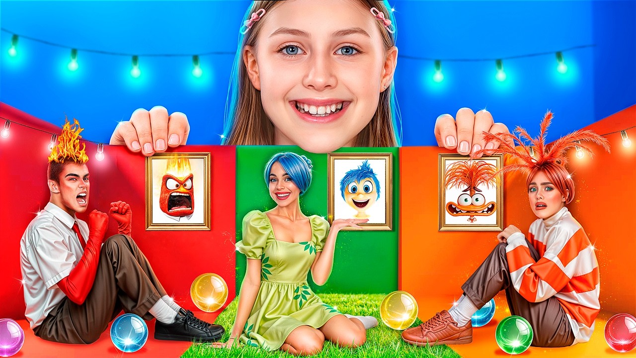 Головоломка 2! Мы построили секретный домик! Радость vs Тревожность ...