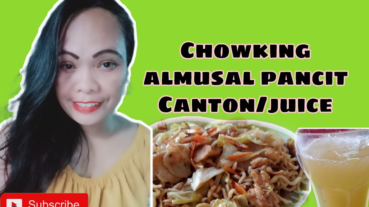 Chowking almusal pancit Canton/juice#ghie masbateña channel# - YouTube