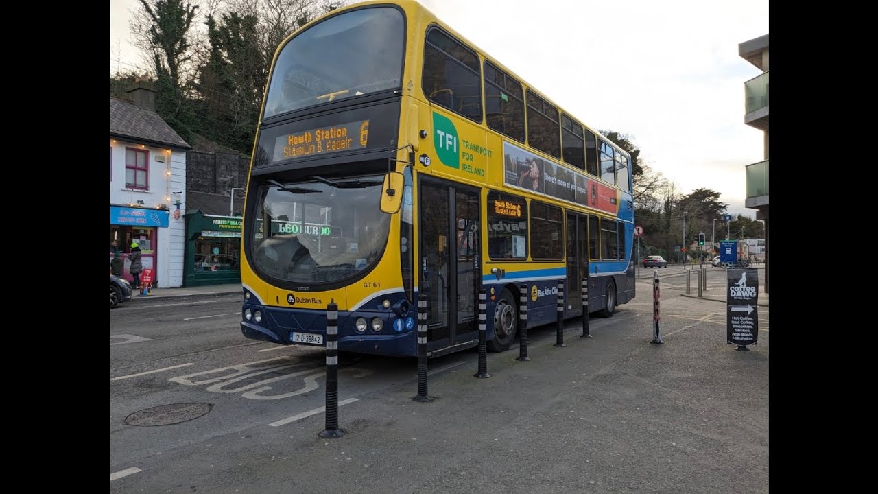 *unusual* | Dublin bus | GT61 | route 6 | to Howth station | 12\2\24 ...