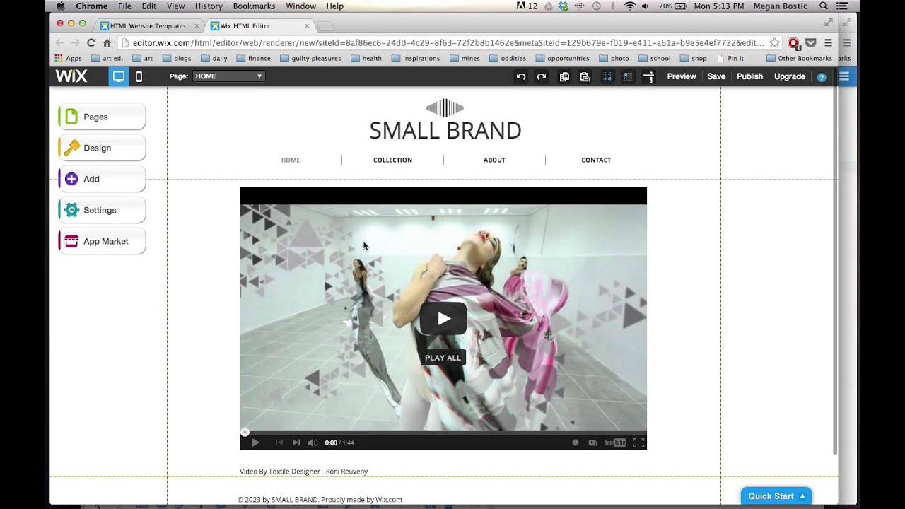 Creating A Wix Portfolio Getting Started YouTube creating-a-wix-portfolio-getting-started-youtube
