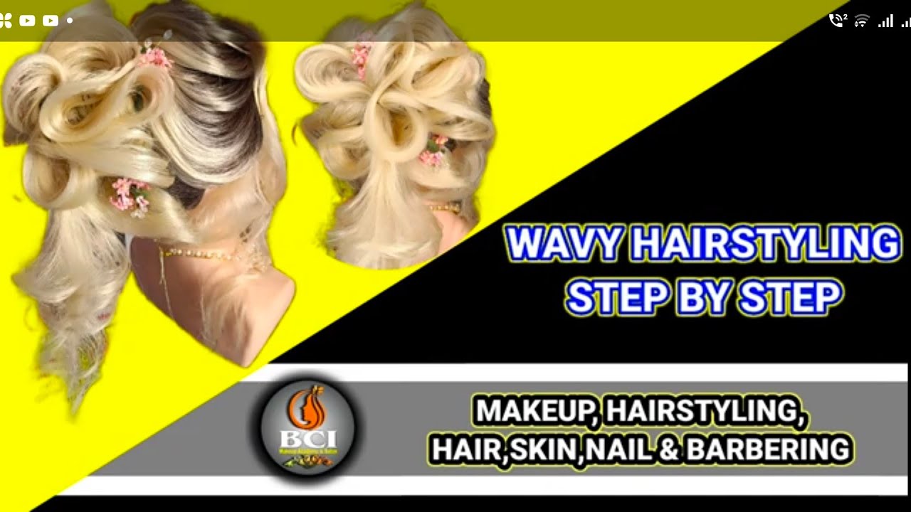 Wavy Hairstyle | Complete Hairstyling Tutorial | Hair Style Course ...