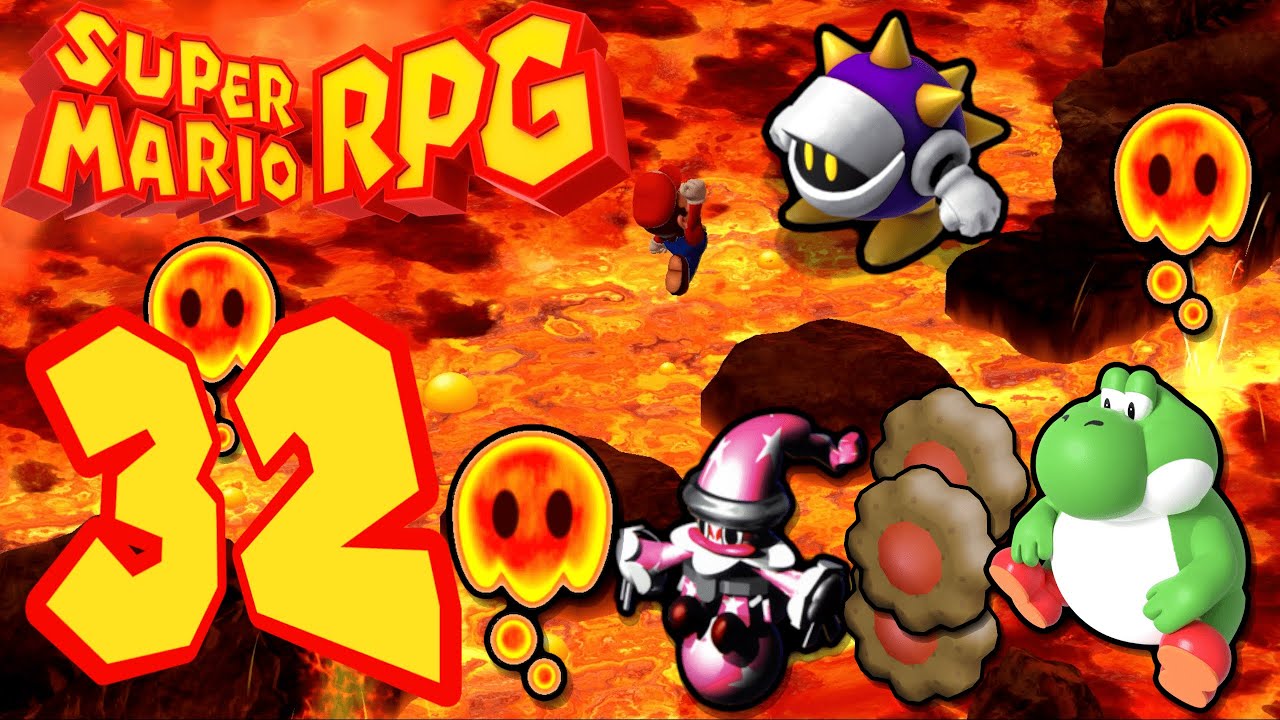 Super Mario RPG #32: BEEG Yoshi, Casino und HEIßER Berg Furio - YouTube