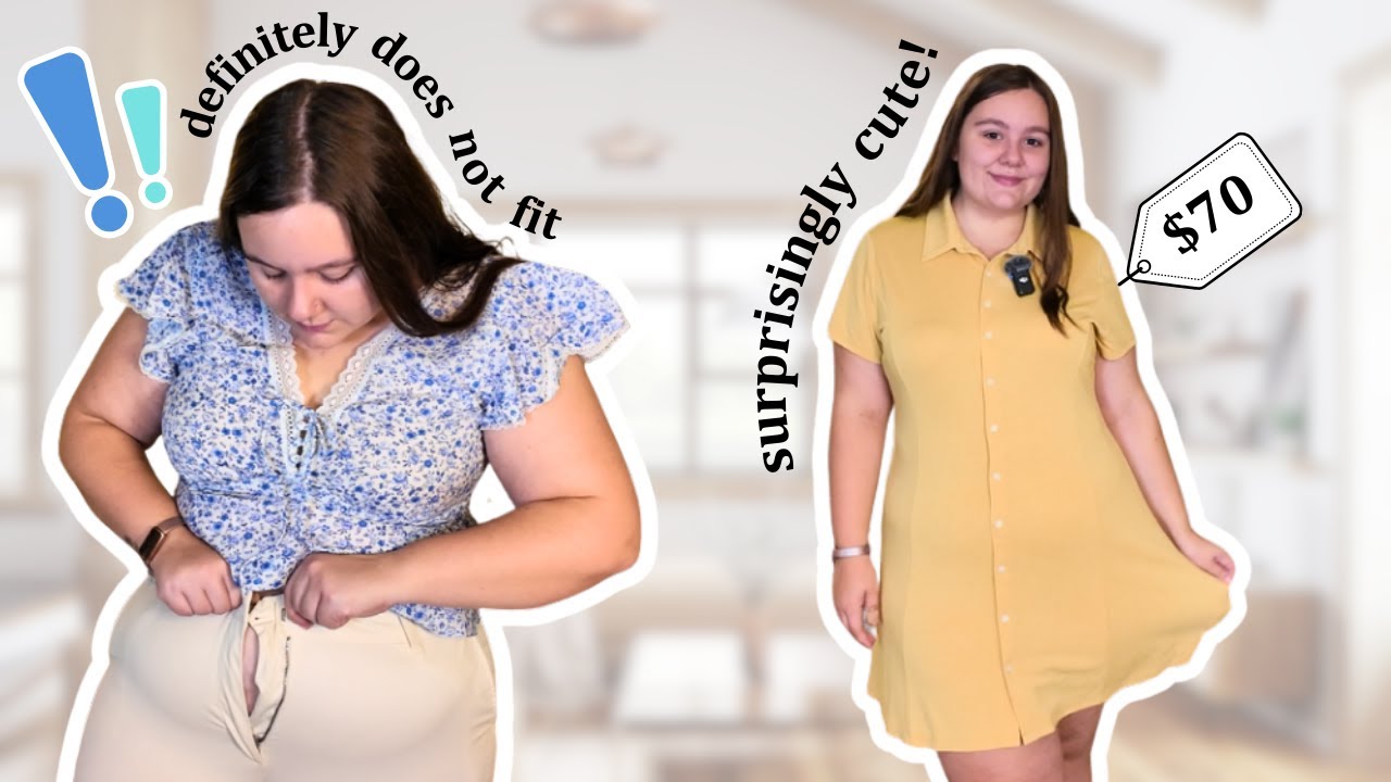 GAP Plus Size Try On Haul | Does GAP Fit a Size 18/20? - YouTube