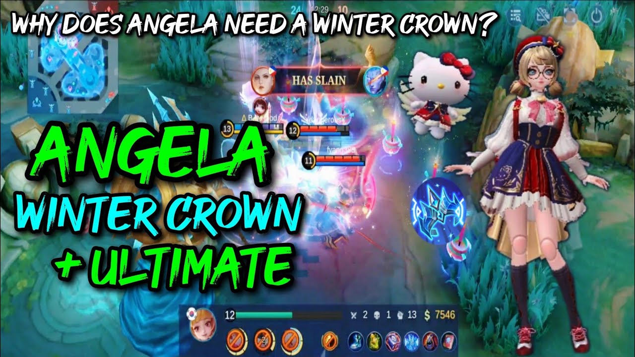 WHY DOES ANGELA NEED A WINTER CROWN? | ANGELA BEST BUILD 2025 | NEW ...