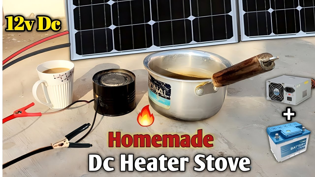 How to Make Dc Heater at Home || 12v Dc Heater Stove - YouTube
