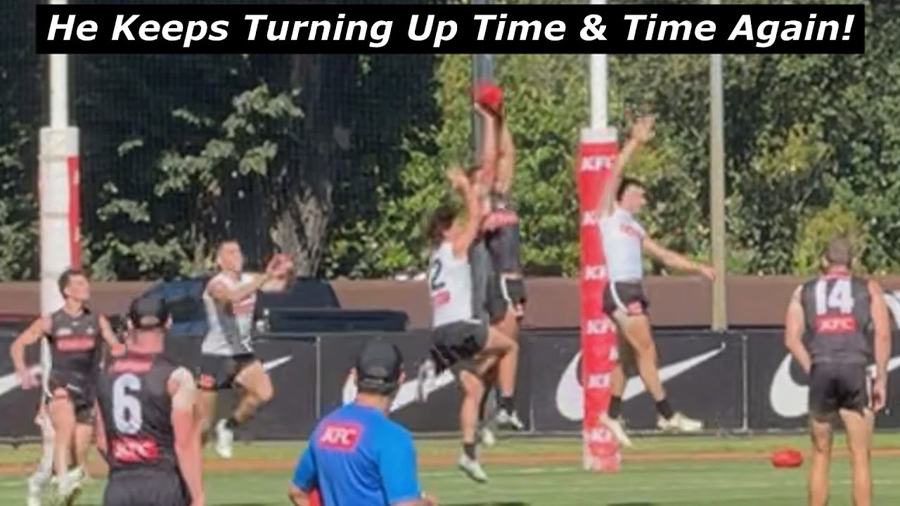 He Keeps Turning Up Time & Time Again! - Collingwood AFL Preseason ...