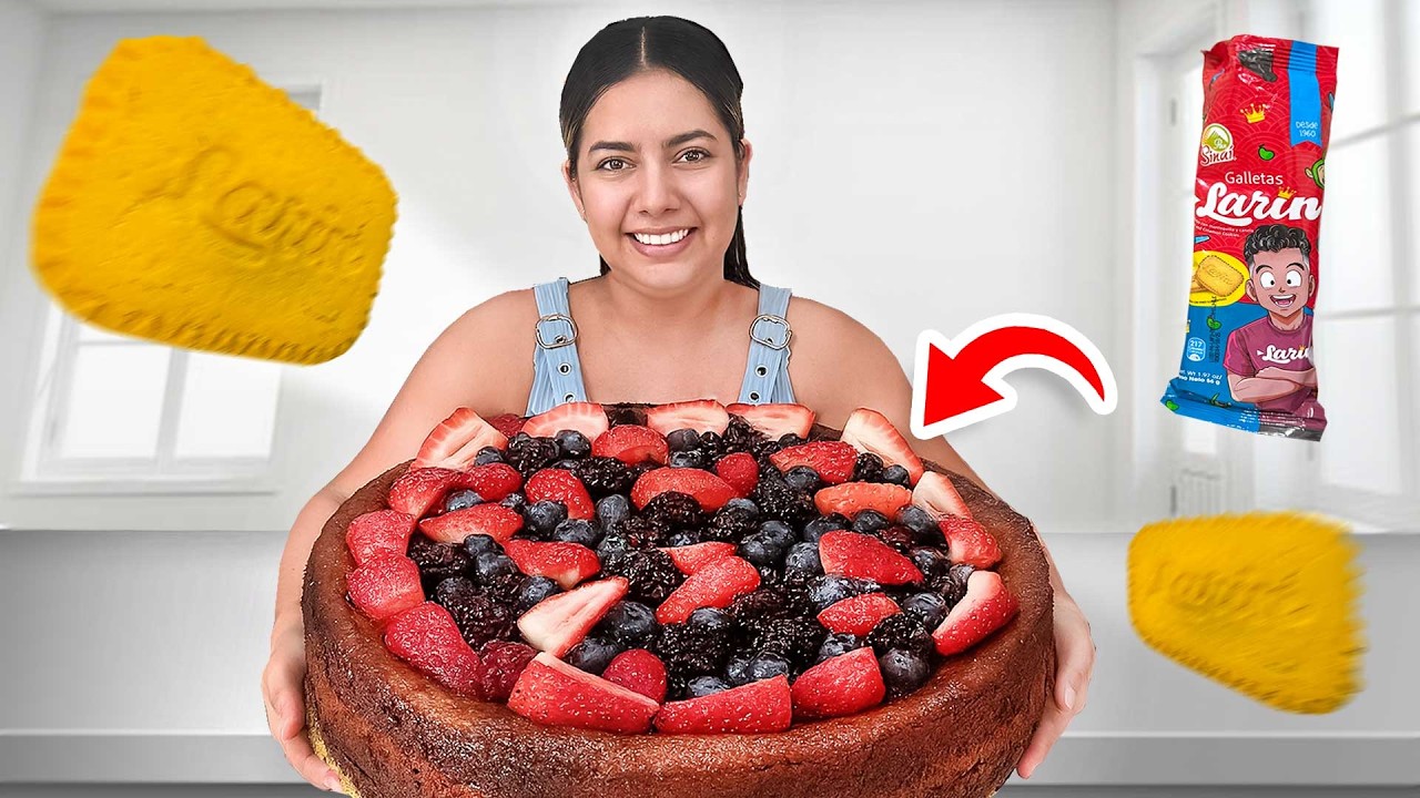 HICE UN POSTRE CON GALLETAS LARIN - YouTube