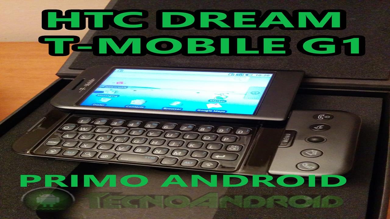 Primo smartphone Android HTC Desire T-Mobile G1 - YouTube